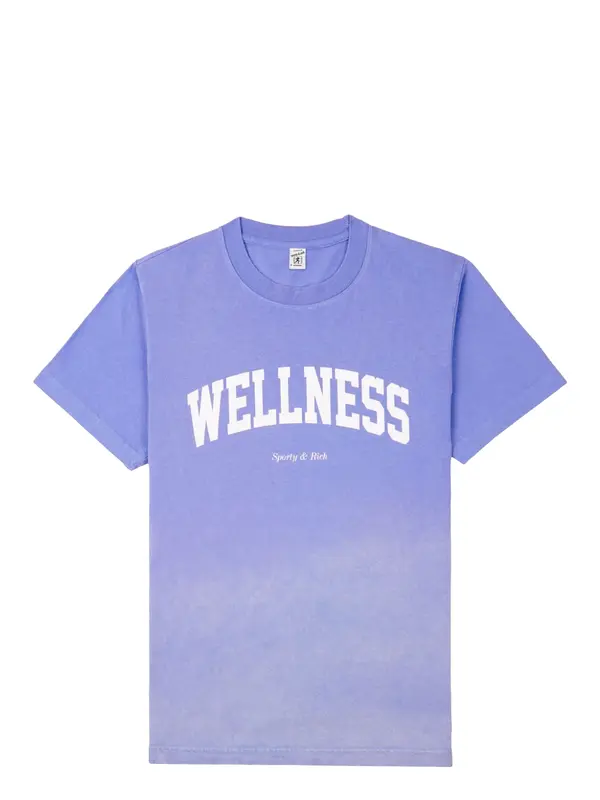 SPORTY & RICH Wellness Ivy T-shirt - Blue