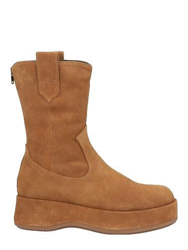 PALOMA BARCELO Suede Ankle Boots - Camel