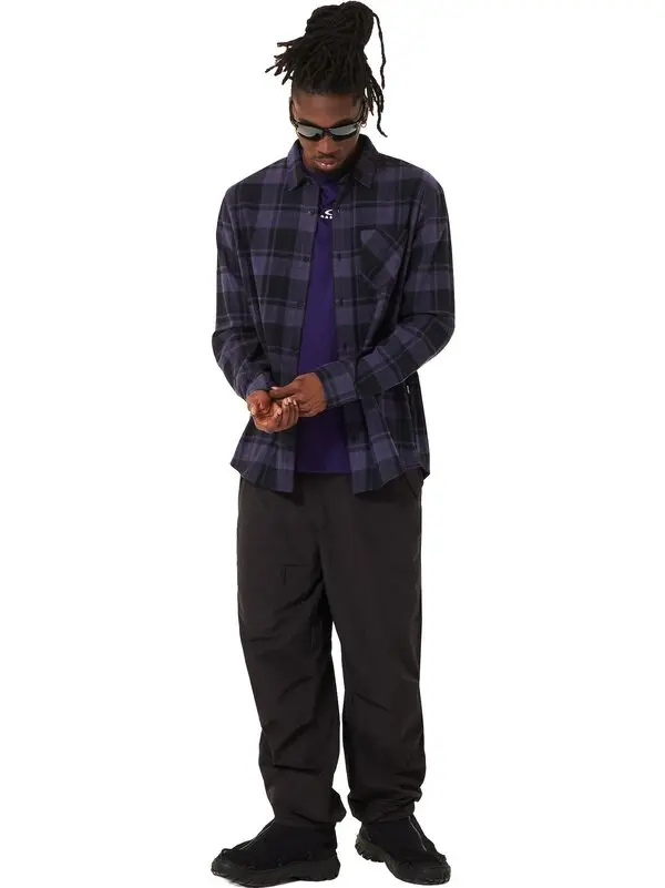 Oakley Podium Plaid Ls Flannel - Black