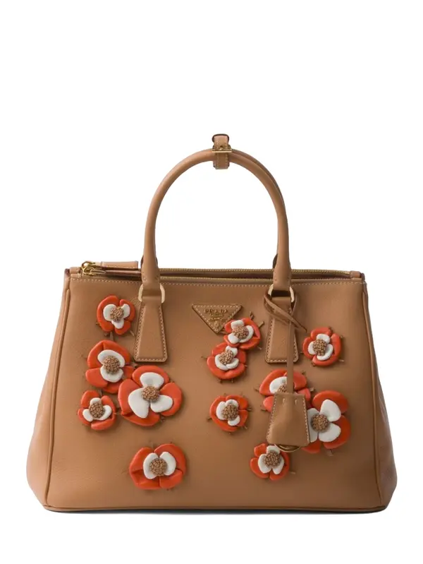 Prada Large Galleria Tote Bag - Brown