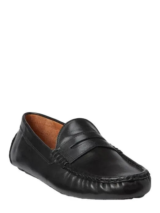 Ralph Lauren Polo Anders Penny Driver Loafer - Black