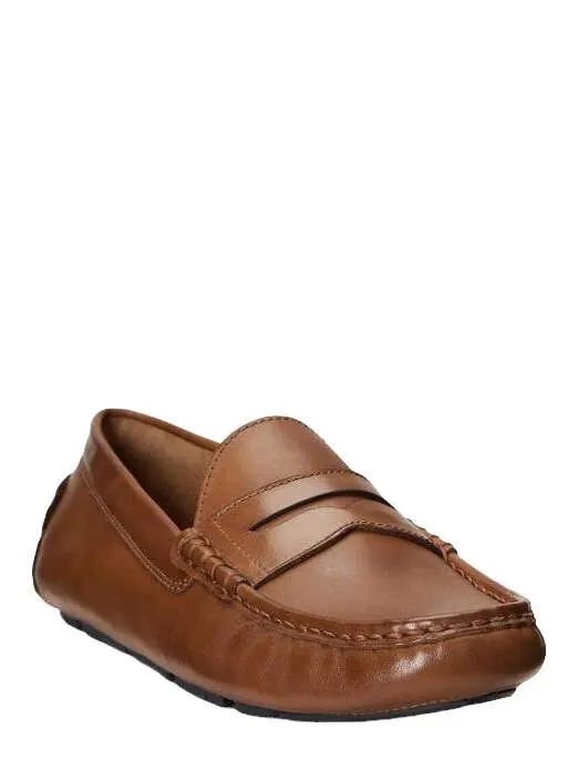 Ralph Lauren Polo Anders Penny Driver Loafer - Cognac