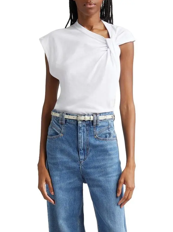 Isabel Marant Nayda Asymmetric Top - White