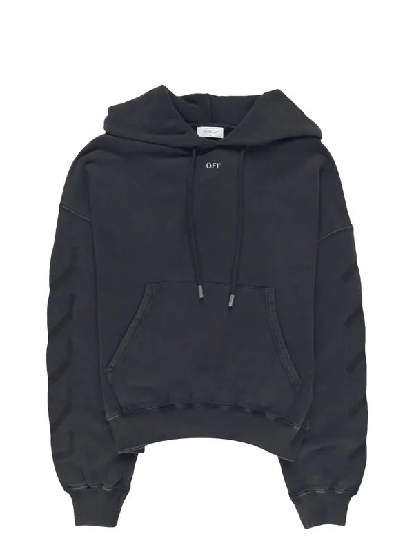 Off-White Bw St. Matthew Over Hoodie - Black