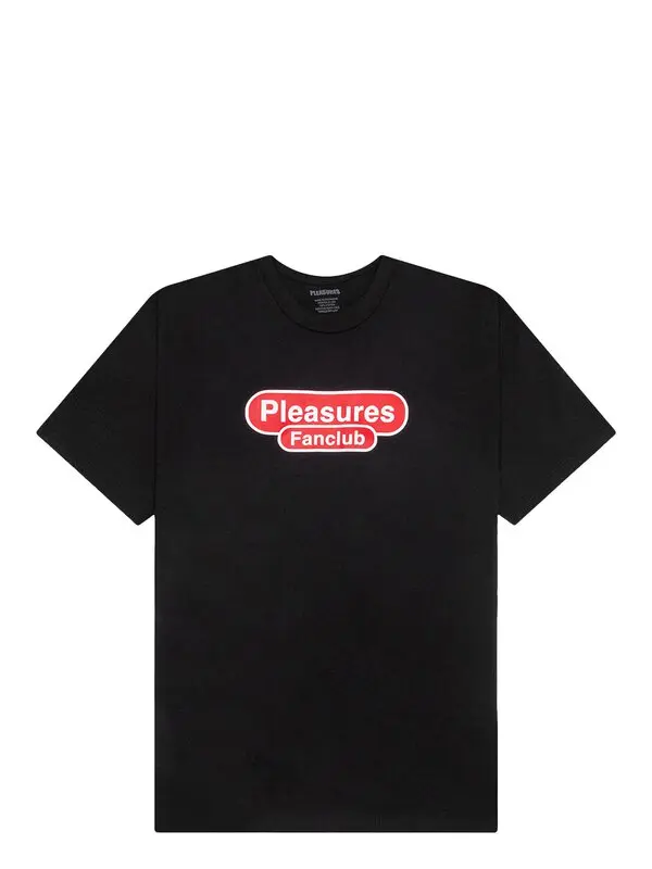 PLEASURES Fanclub T-shirt - Black