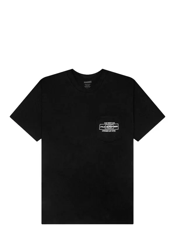 PLEASURES Vision Pocket T-shirt - Black