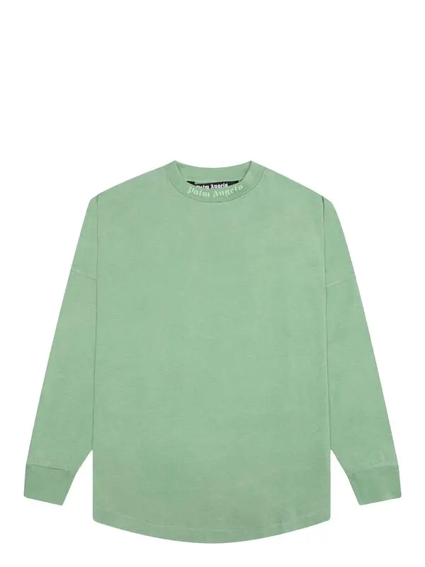 Palm Angels Classic Logo Long-sleeve Tee - Green