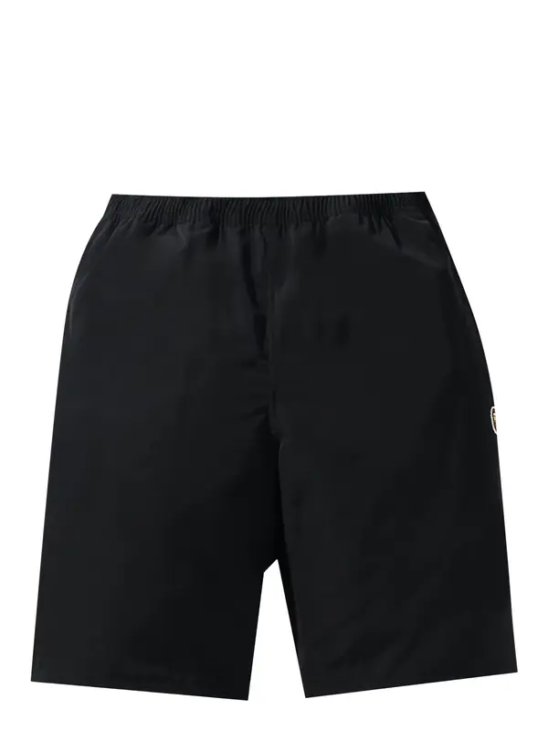 BAPE One Point Beach Shorts - Black