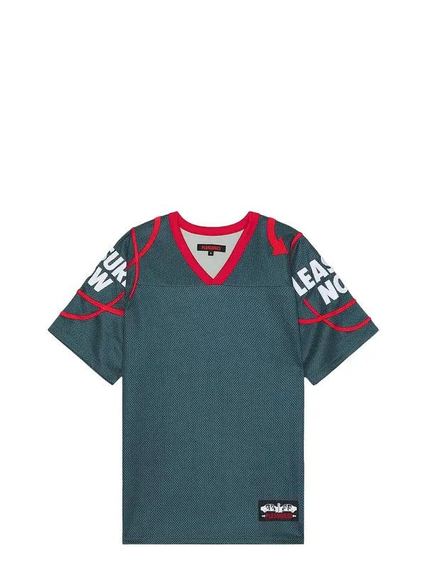PLEASURES Arrow Football Jersey - Grey