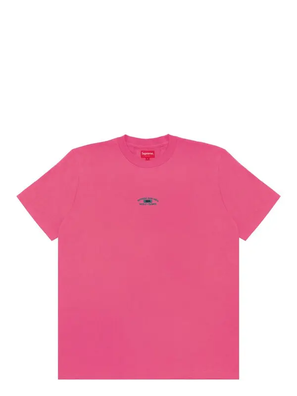 Supreme World Famous Short-sleeve Top 'bright - Pink