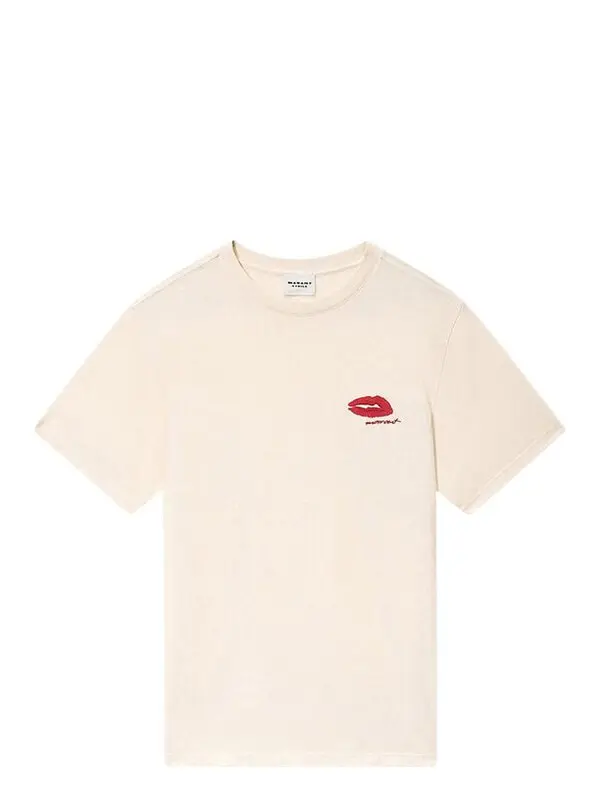 MARANT ETOILE Zewel T-shirt - Ecru