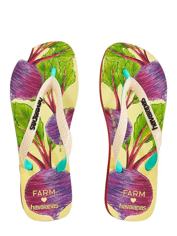 Farm Rio Havaianas Sandals - Radish