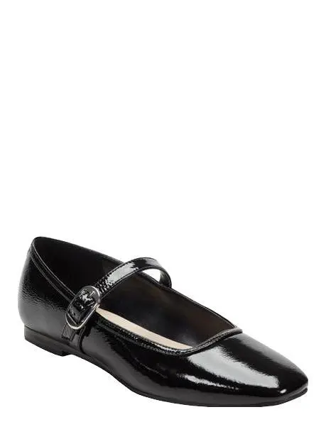 Marc Fisher Garissa Mary Jane Flat - Black Patent