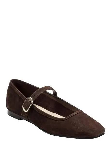 Marc Fisher Garissa Mary Jane Flat - Dark Brown
