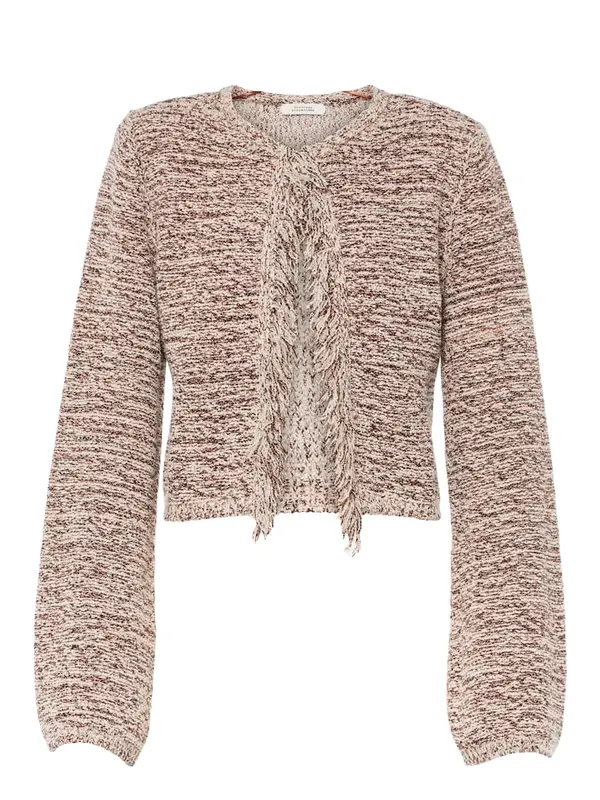Dorothee Schumacher Fringed Cardigan - Neutrals