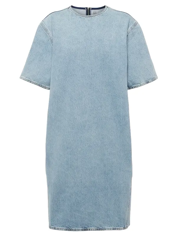 TOTÊME Denim Midi Dress - Blue