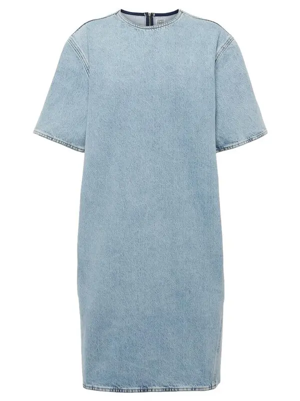 TOTEME Denim Midi Dress - Blue