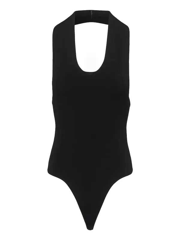 Khaite Toto Halterneck Bodysuit - Black