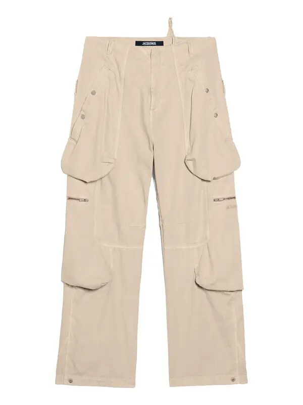 Jacquemus Le Cargo Pant Croissant - Light Beige