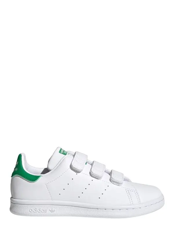 Adidas Stan Smith Strap Sneakers - Cloud White/green