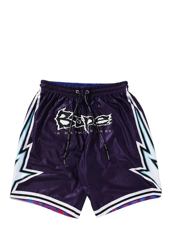 BAPE Reversible Basketball Shorts - Purple