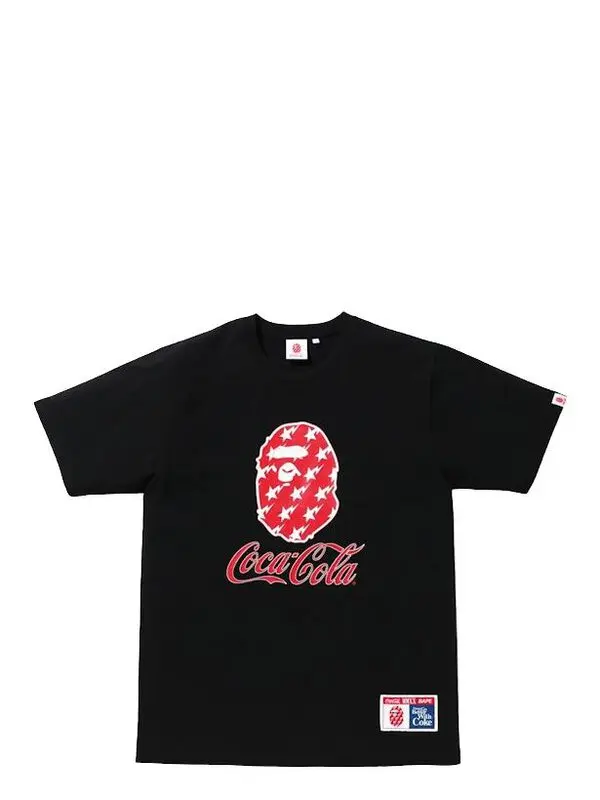 A BATHING APE X Coca Cola Tee Shirt - Black