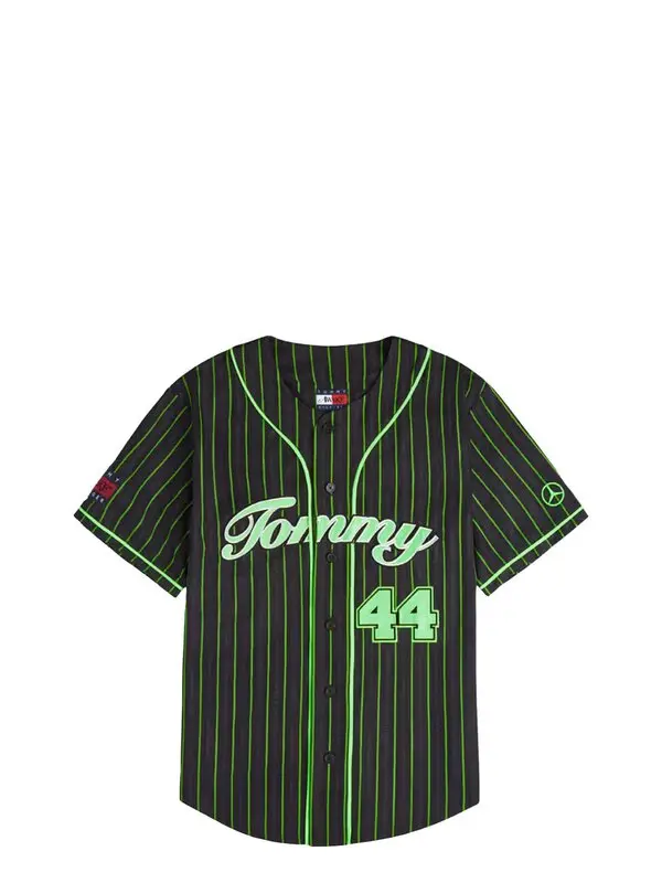 AWAKE X Tommy X Mercedesamg F1 Lewis Baseball Jersey - Black