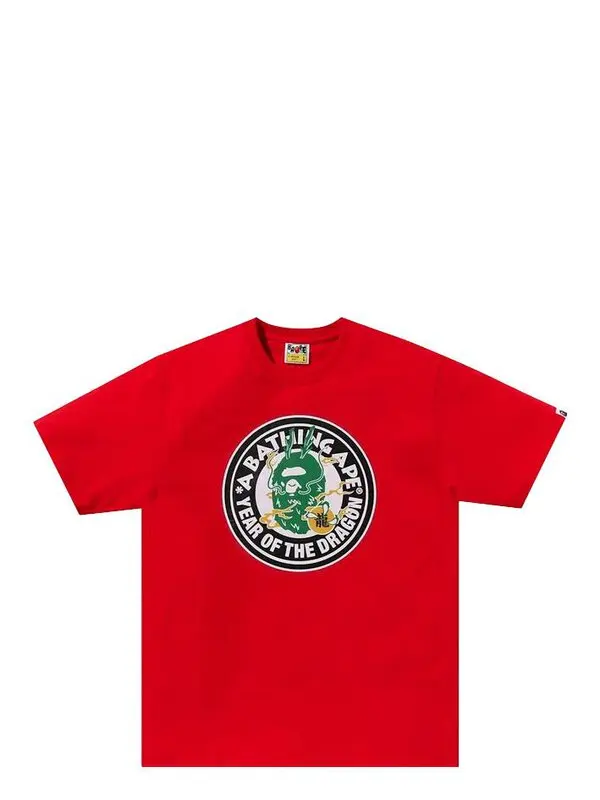 A BATHING APE Year Of The Dragon Tee Shirt - Red