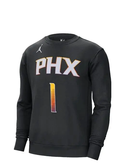 JORDAN Nba Phoenix Suns Devin Booker Courtside Statement Edition Sweatshirt - Black