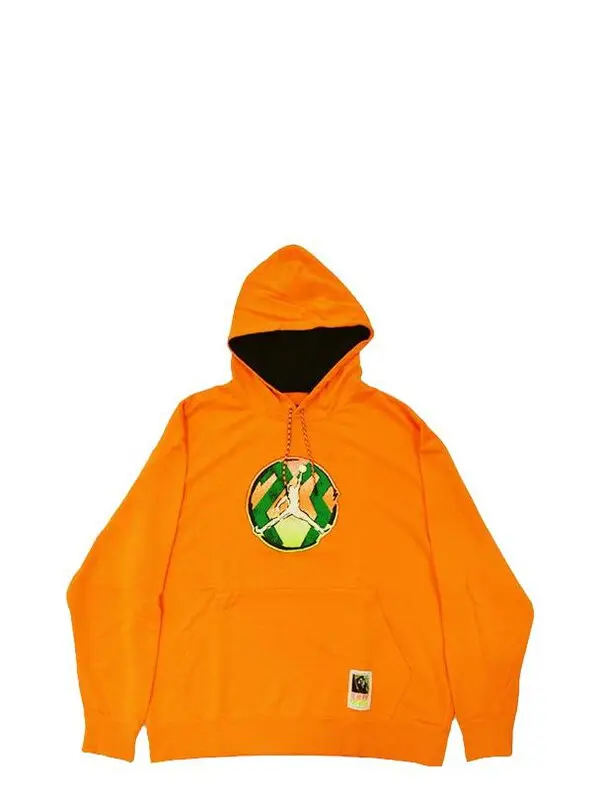 JORDAN Sport Dna Washed Pullover Hoodie - Orange