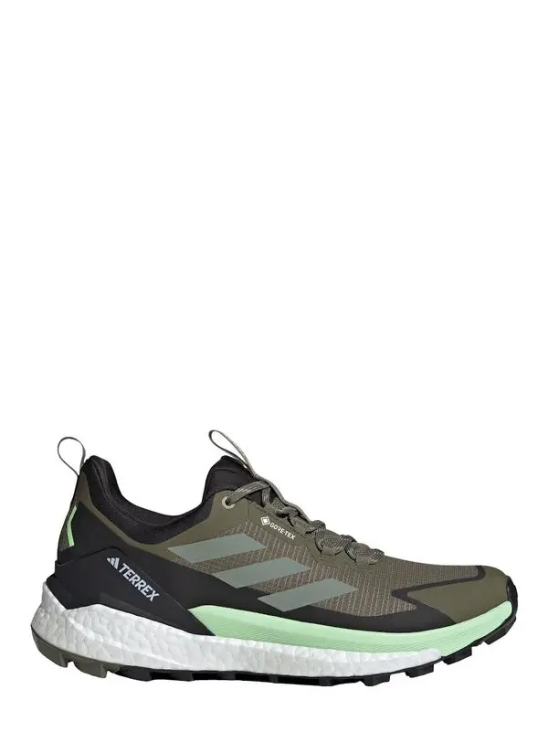 Adidas Terrex Free Hiker 2.0 Low Gore-tex Sneakers - Olive Strata/silver Green/core Black
