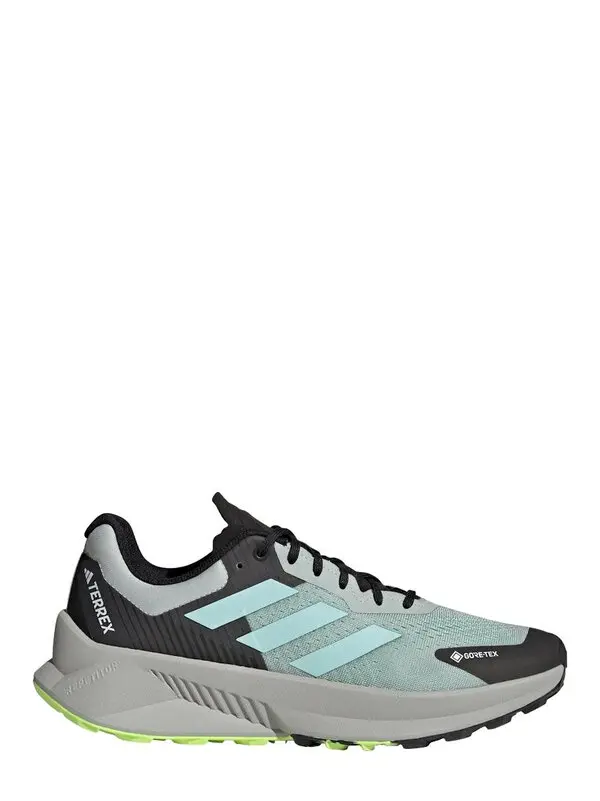 Adidas Terrex Soulstride Flow Goretex Sneakers - Wonder Silver/semi Flash Aqua/lucid Lemon