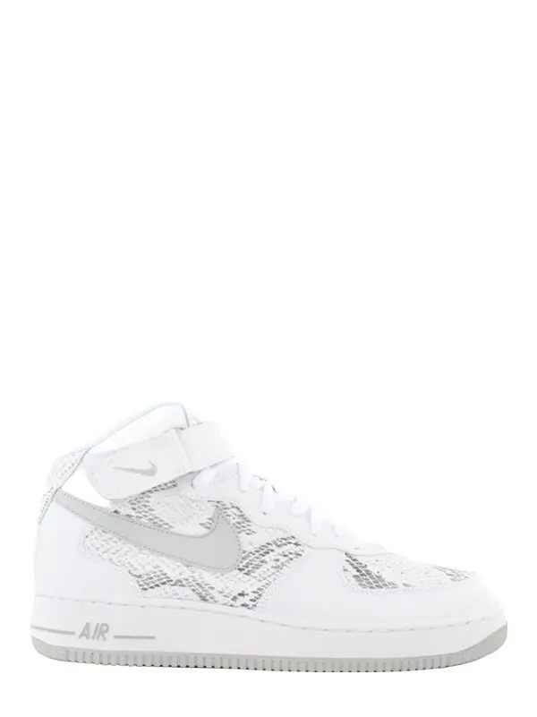 Nike Air Force 1 Mid Cocoa Snake Sneakers - White/neutral Grey/black