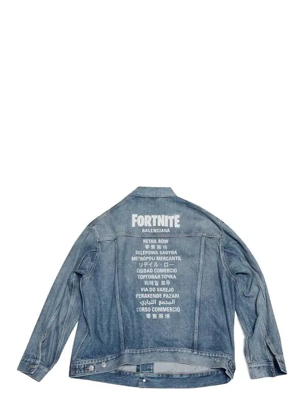 Balenciaga X Fortnite©2021 Large Fit Jacket - Blue
