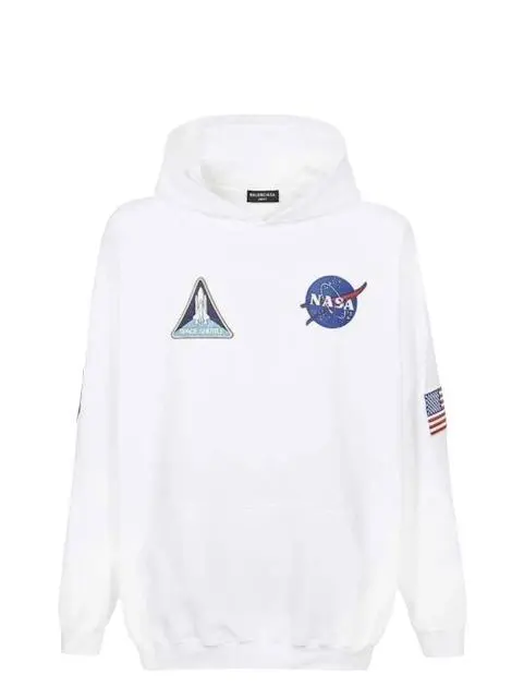Balenciaga X Nasa Hoodie - White