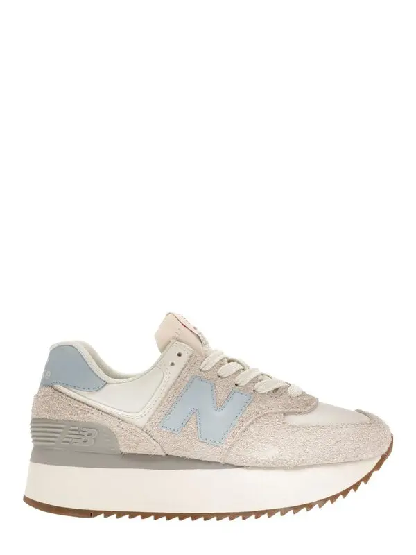 NEW BALANCE 574 Plus Sneakers - Reflection/rain Cloud/white