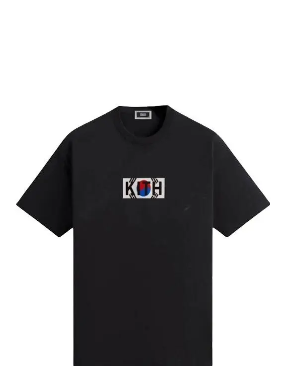 Kith Seoul Box Logo Tee Shirt - Black