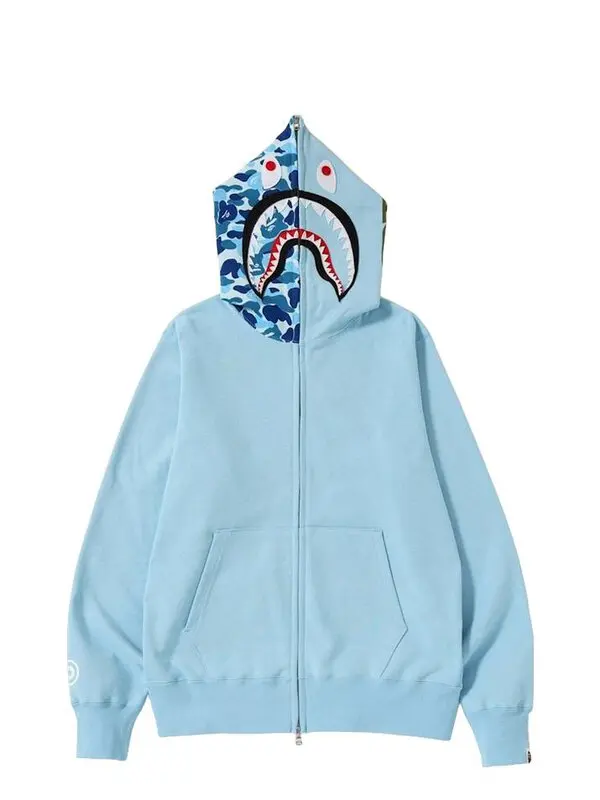 BAPE Abc Shark Full Zip Hoodie - Blue