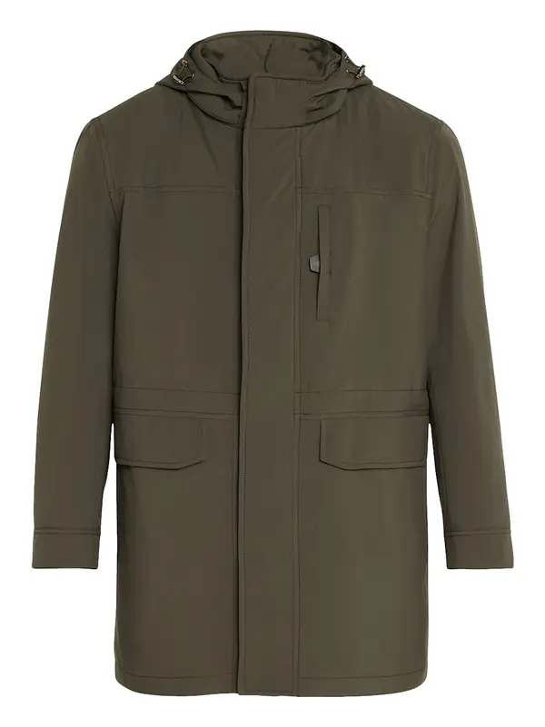 Brioni Hooded Field Jacket - Dark Green