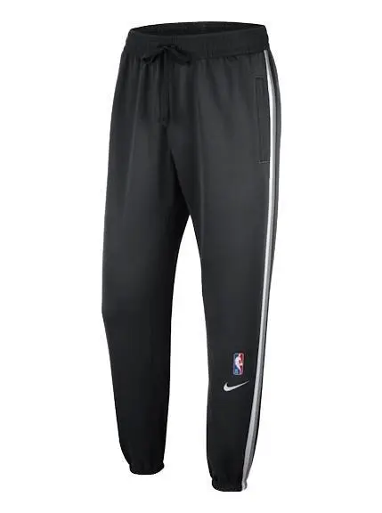 Nike Nba Brooklyn Nets Showtime Pants - Black