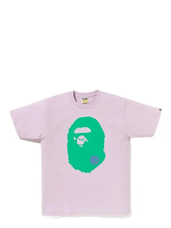 A BATHING APE Colors Big Ape Head Tee Shirt - Purple