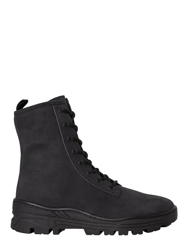 Yeezy Season 5 Nubuck Combat Boots - Graphite