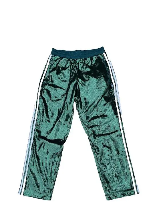 Adidas X Korn Track Pants - Green Sequin