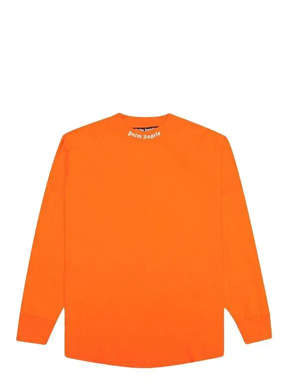 Palm Angels Classic Logo Over Longsleeve T-shirt - Orange