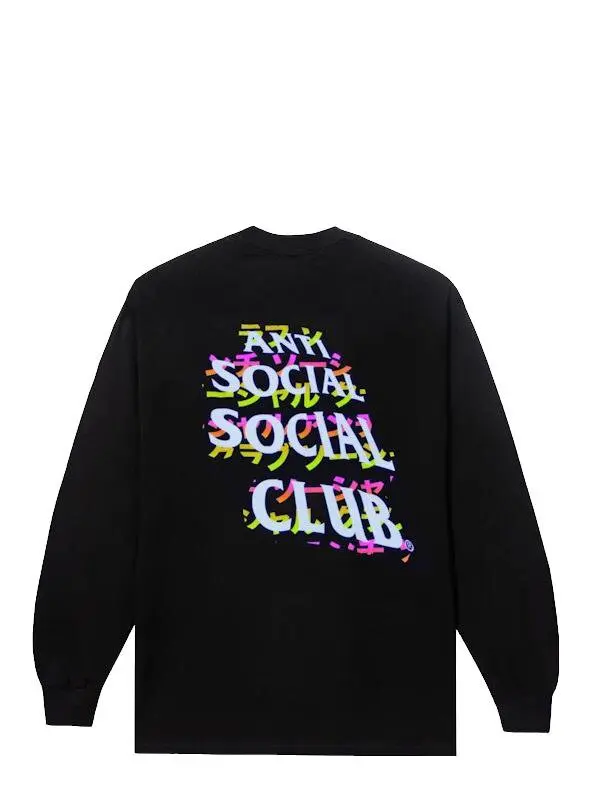 ANTI SOCIAL SOCIAL CLUB Twisted Quickness Long Sleeve T-shirt - Black