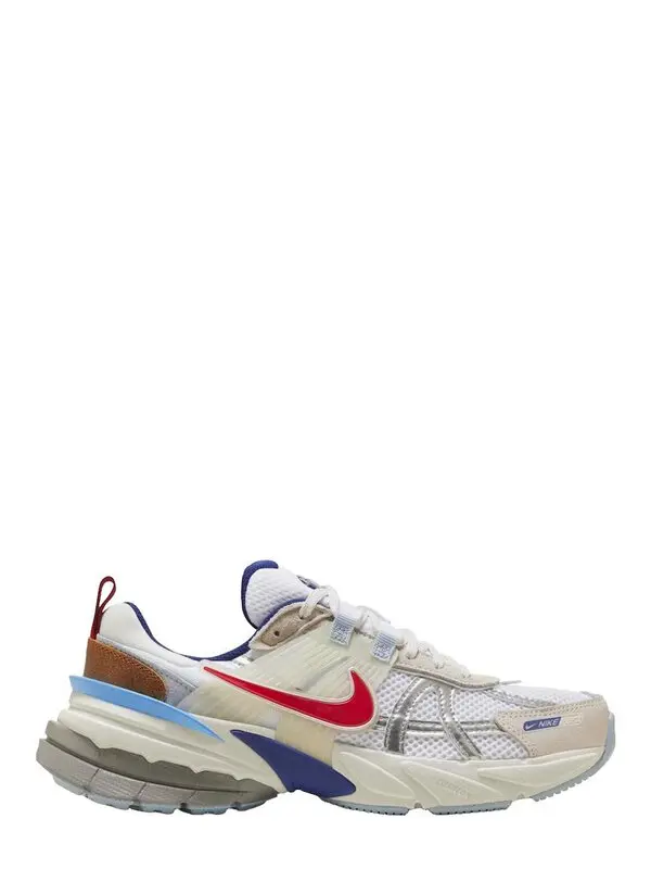 Nike V2k Run Sneakers - Metallic Silver/gym Red/sail