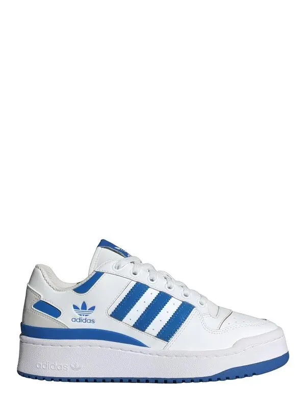 Adidas Forum Bold Striped Sneakers - Cloud White/blue Bird/grey One