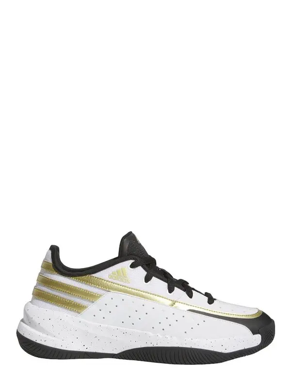 Adidas Front Court Sneakers - Cloud White/core Black/gold Metallic