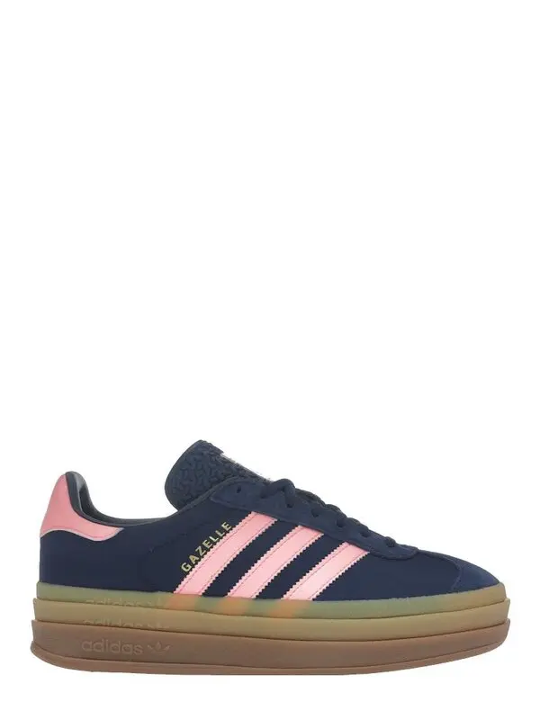 Adidas Gazelle Bold Platform Sneakers - Dark Blue/pink Spark
