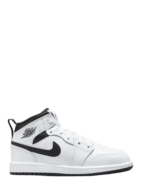 JORDAN 1 Mid Sneakers - White/black